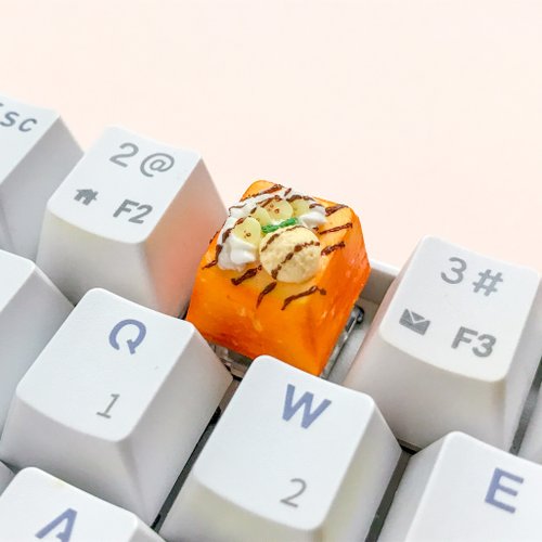 [Chocolate Banana Toast] Key Cap (Mechanical Keyboard, Cherry MX Axis ...