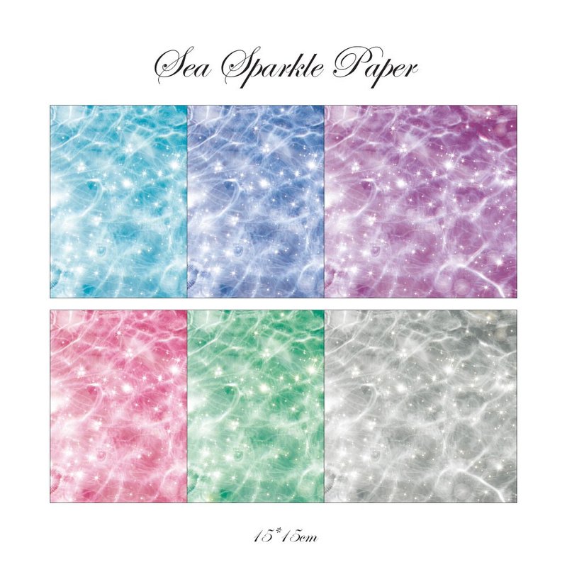 100g Sun Glitter MIX Background Design Paper (soranhan haru) honne market｜筆記本/手帳人氣榜 - Pinkoi