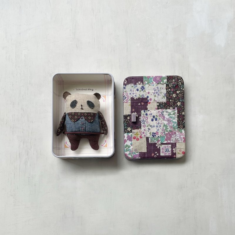 一週間古著Panda / Wednesday星期三 / 紫 / 盒裝熊貓 / 聖誕禮物 Tamako｜玩偶/公仔人氣榜 - Pinkoi