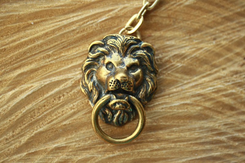 Lion figurine animals bronze KeyRing, Keychain - Shop ArtBronze ...