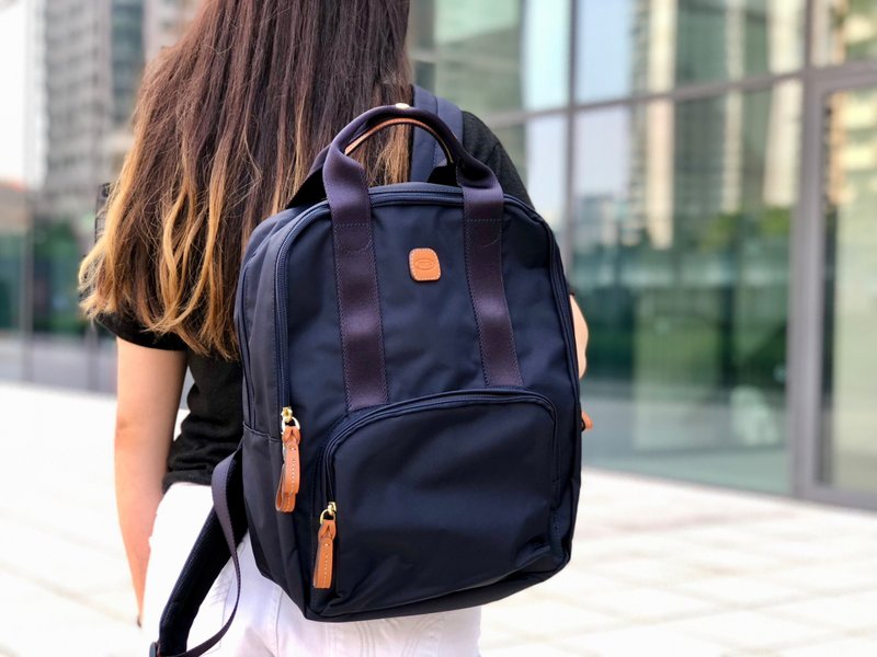【BRIC' S】X collection 雙層手提 電腦後背包 深海藍 BRIC'S 台灣總代理｜背包/後背包/書包人氣榜 - Pinkoi