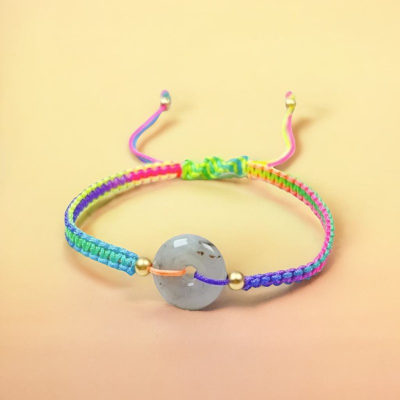 【Wish‧Ping An】Piao Wuji Jade Ping An Buckle Braided Bracelet | Natural ...