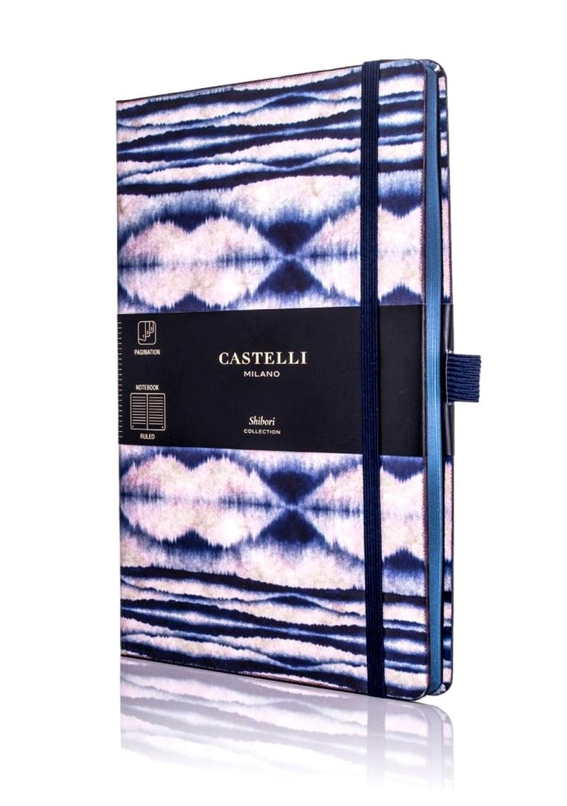 【畢業禮物】尺寸A5│扎染 . 聲波│240頁|橫格線│義大利 丹邁優品｜筆記本/手帳人氣榜 - Pinkoi