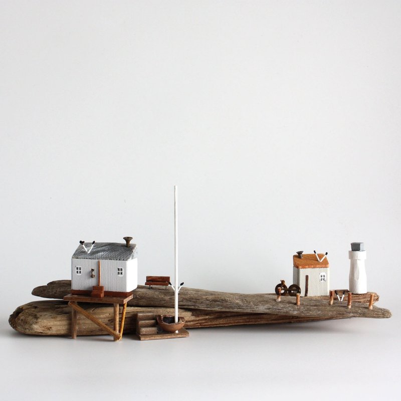 流木インテリア-潮騒とカモメ-W616 Savoy design｜擺飾/家飾品人氣榜 - Pinkoi