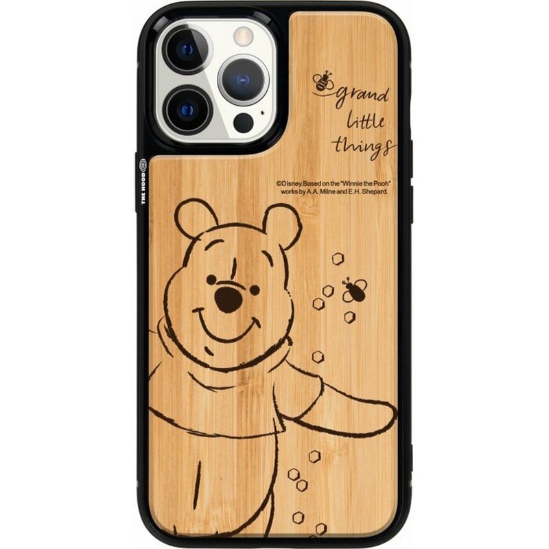 迪士尼小熊維尼 iPhone 15 Pro天然木保護殻case magsafe 5625 - 設計館 The Hood Pinkoi 旗艦店 手機殼/手機套 - Pinkoi