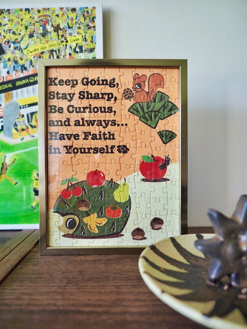 富富SideProject 粒粒好果99片迷你拼圖 可愛刺猬解壓玩具禮物 富富SideProject｜拼圖人氣榜 - Pinkoi