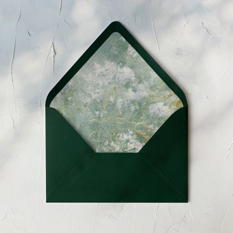 襯紙信封 】情緣系列 No.1 喜帖信封 兩款 / 10入 Aurora Wedding｜信封/信紙人氣榜 - Pinkoi