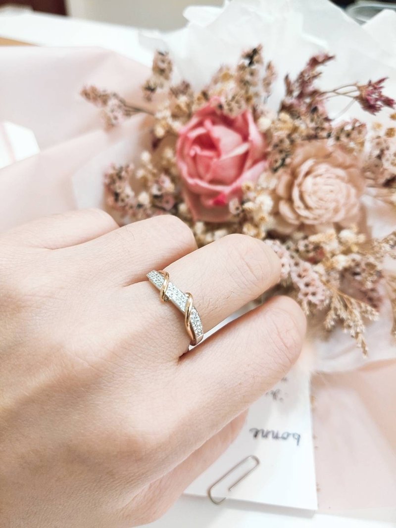 朵璽珠寶 奔赴的愛系列鑽戒 two-way love 朵璽珠寶｜戒指人氣榜 - Pinkoi