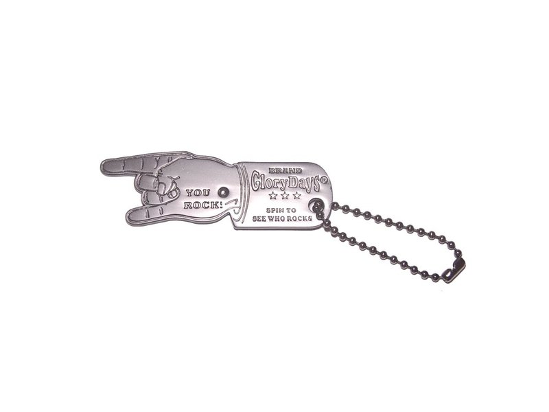 "YOU ROCK!" Brass Keychain - Devil's Corner Brass Keychain (extinction ...