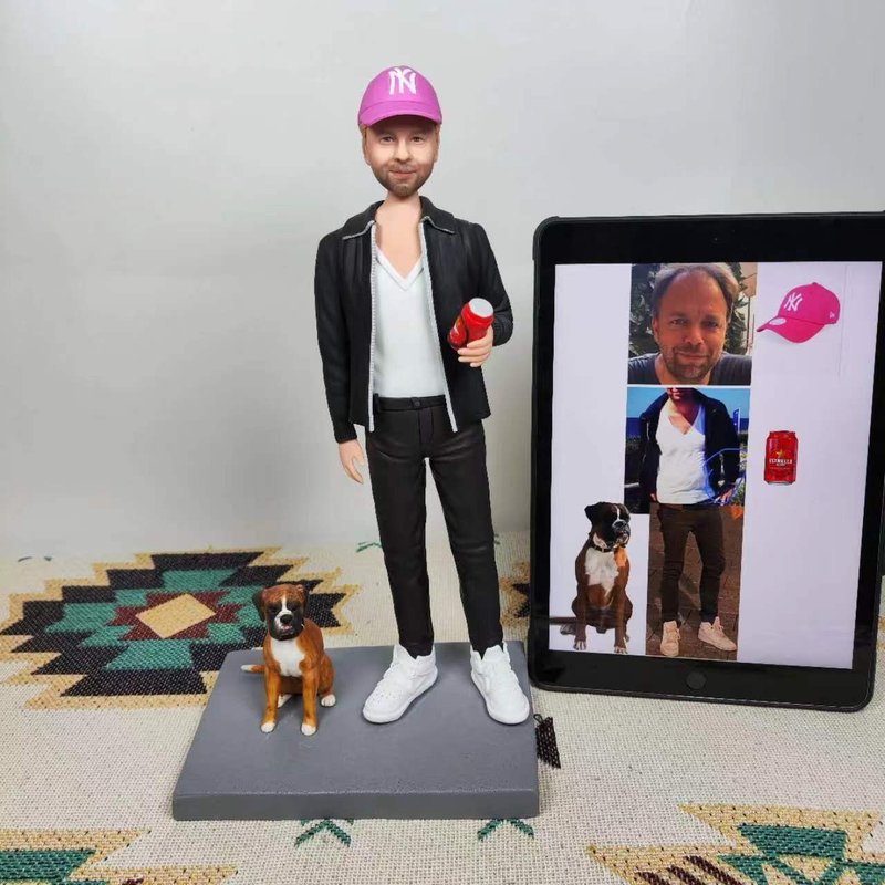 【客製化3D人像公仔】訂製手工似顏肖像娃娃男生朋友老公生日禮物 - 設計館 uDesign優湛 玩偶/公仔 - Pinkoi