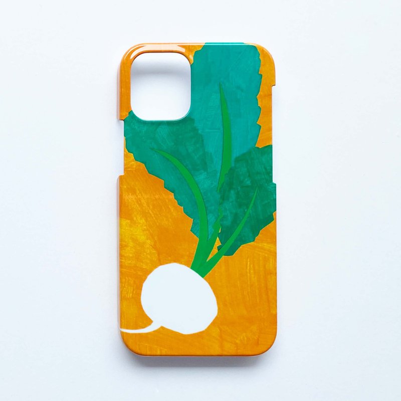 Smartphone case turnip bright yellow made-to-order - 設計館 monotoe-jp 手機殼 ...
