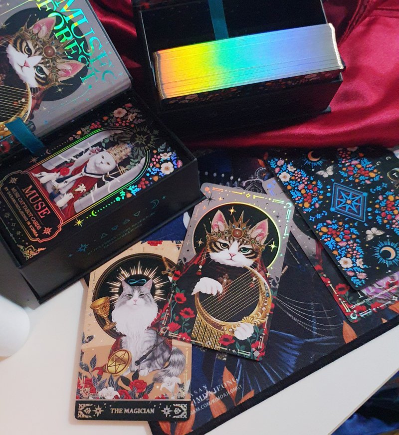 muse cat tarot cards (korea genuine) kimdajeong｜桌遊/卡牌人氣榜 - Pinkoi