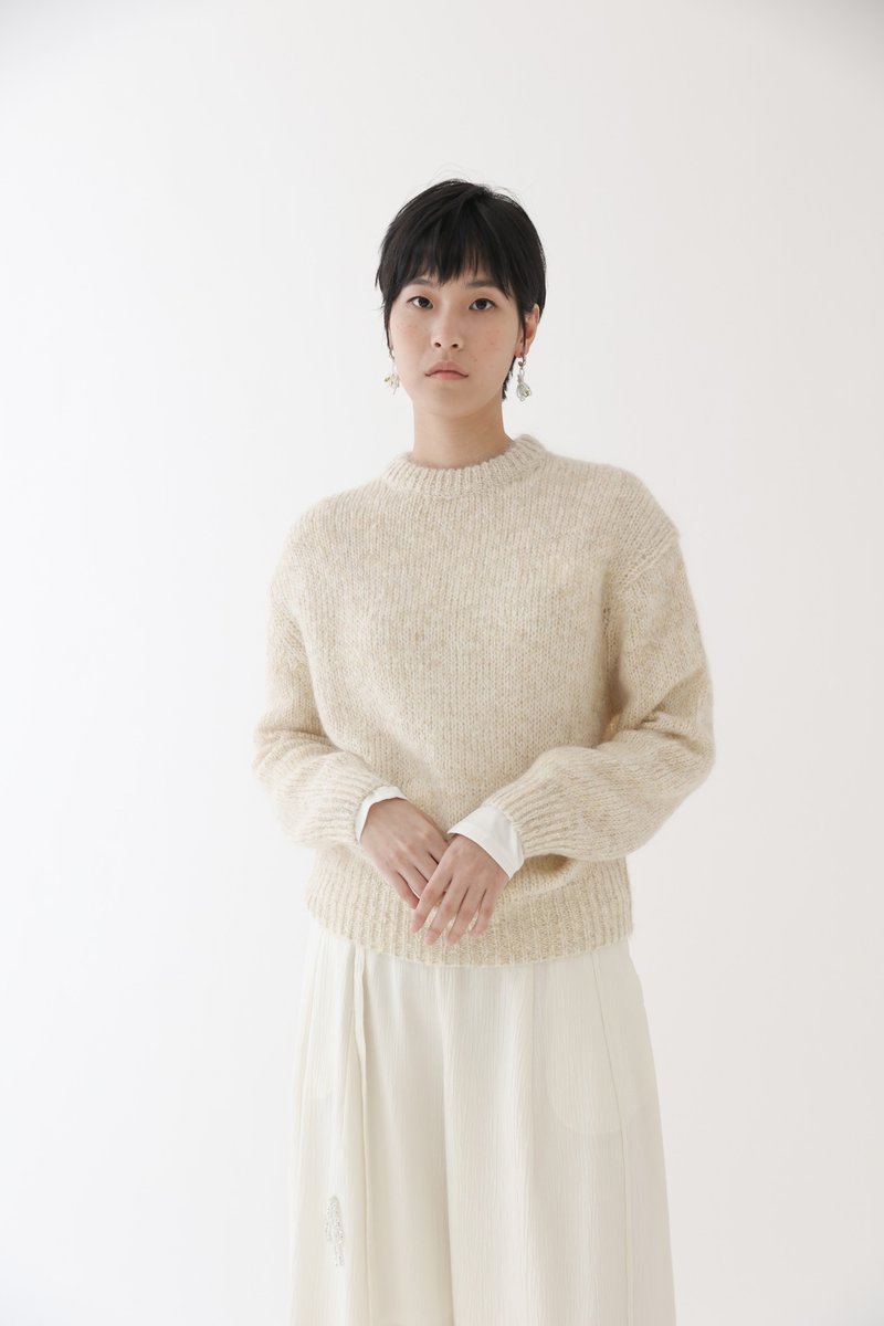 圓領針織套頭 YUER 雨兒｜女毛衣/針織衫人氣榜 - Pinkoi