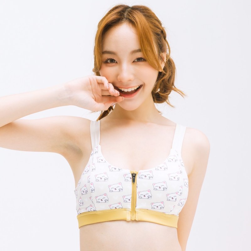 Momo zipper sportbra - Sport Bra vaya-sportswear｜女運動上衣/背心人氣榜 - Pinkoi