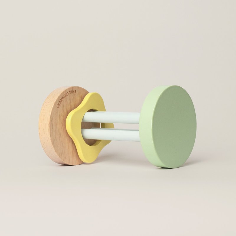 Rolling Rattle 推動它會左右滾動及小木球碰撞發出輕柔搖晃聲 Learning Time｜寶寶/兒童玩具/玩偶人氣榜 - Pinkoi