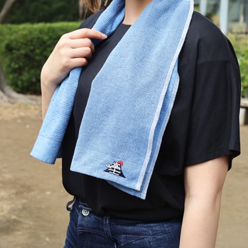 【kontex】Mt.FUJI MOKU 超速乾輕薄吸水長毛巾-富士山款 (共2色) 日本kontex｜毛巾/浴巾人氣榜 - Pinkoi