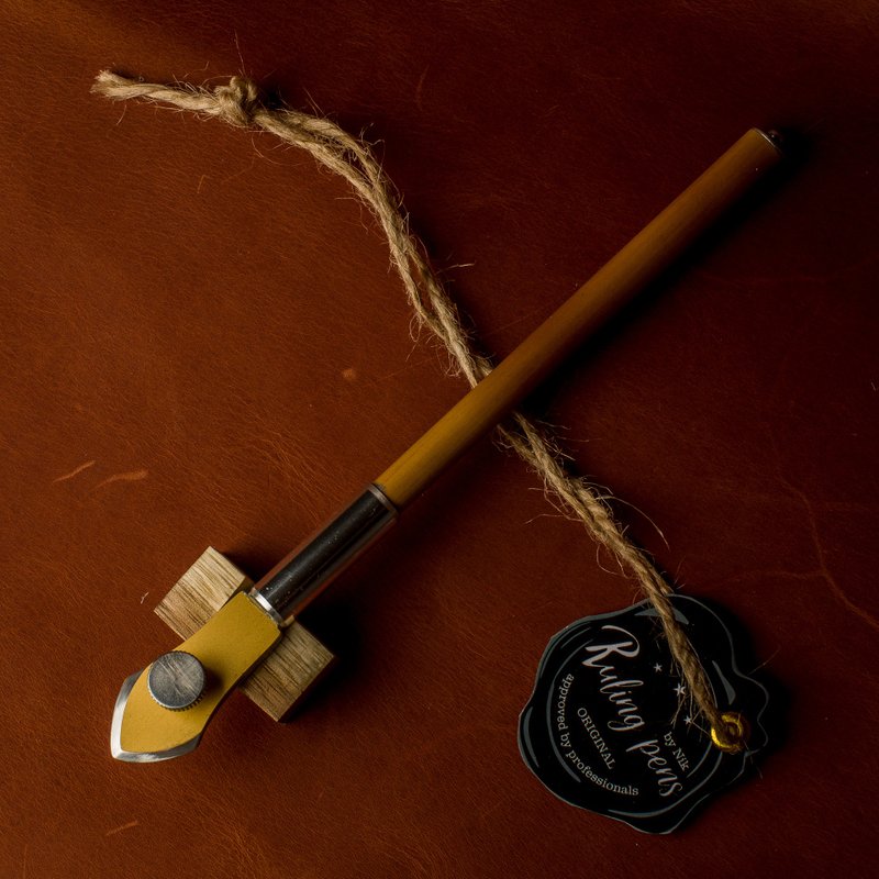 Hand made ruling pen for expressive calligraphy/Hard series Nik`s Pens ...