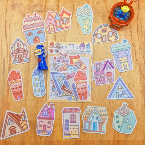 Covered small house / sticker pack - Shop sweetsecrets Stickers - Pinkoi
