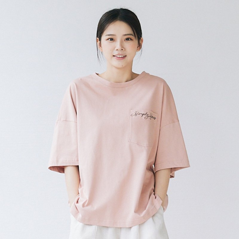 【Simply Yours】Simply Yours印花T 粉紅F Simply Yours｜女 T 恤人氣榜 - Pinkoi