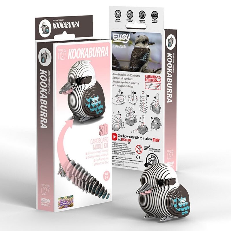 EUGY 3D坑紙拼圖 - 027 笑翠鳥 EUGY HK 立體坑紙拼圖｜拼圖人氣榜 - Pinkoi