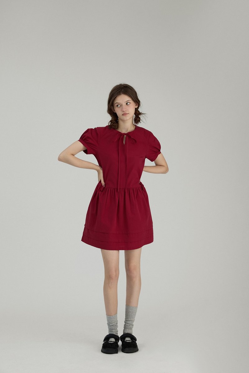 魔女茶話會 復古肌理感連身裙 - 設計館 Letm 洋裝/連身裙 - Pinkoi