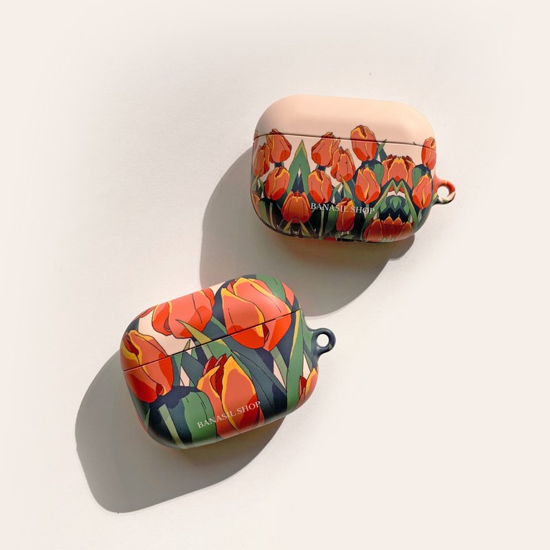 AirPods Pro ケースカバー_マンゴーチューリップ - ショップ BANASIL SHOP イヤホン収納 - Pinkoi