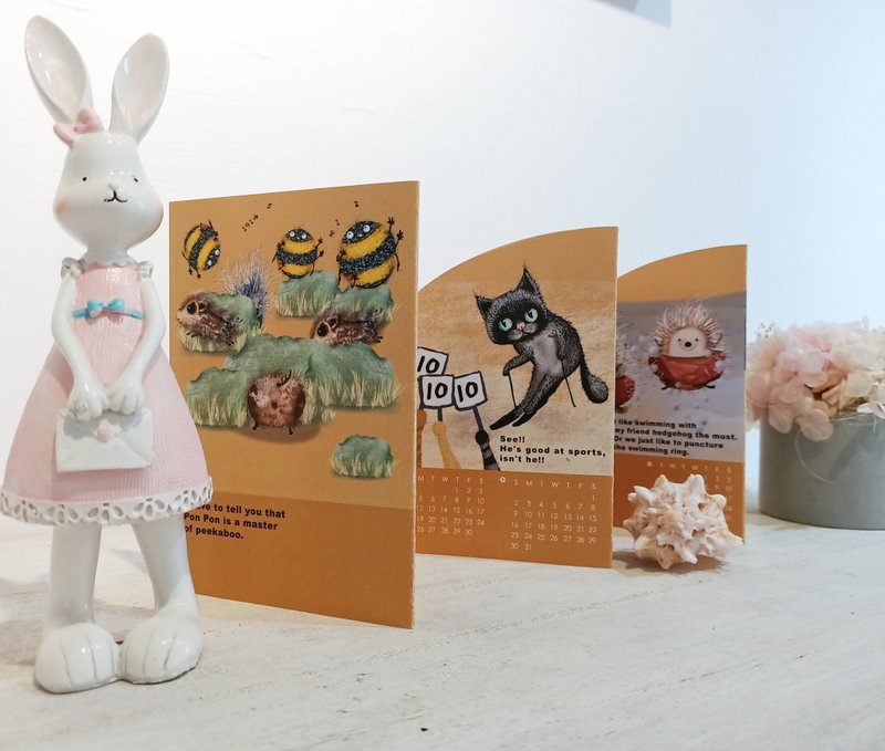 2022 Little Porcupine's Story Calendar - Shop enmo lin Calendars - Pinkoi