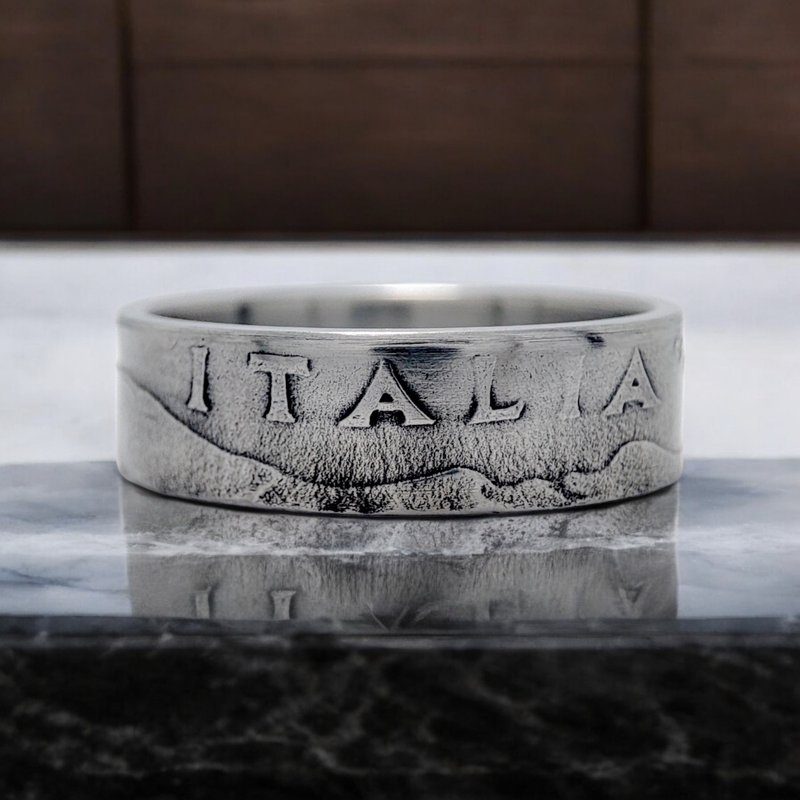 Italy Ring For Woman, Ring From Italy, Italy Ring For Man, Italy Lira ...