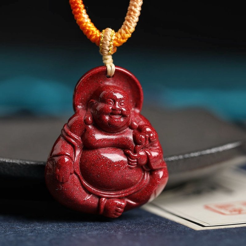 天然原礦硃砂項鍊 紫金砂吊墜 硃砂含量95%以上 關注領取優惠卷 朵蘭＆Dolan｜項鍊人氣榜 - Pinkoi