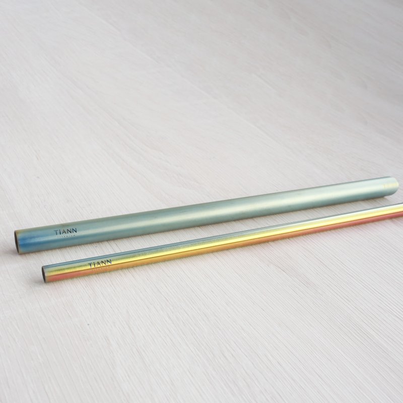 TiStraw Titanium Straw Set in Plain (8 mm & 12 mm) - Shop TiANN x ...