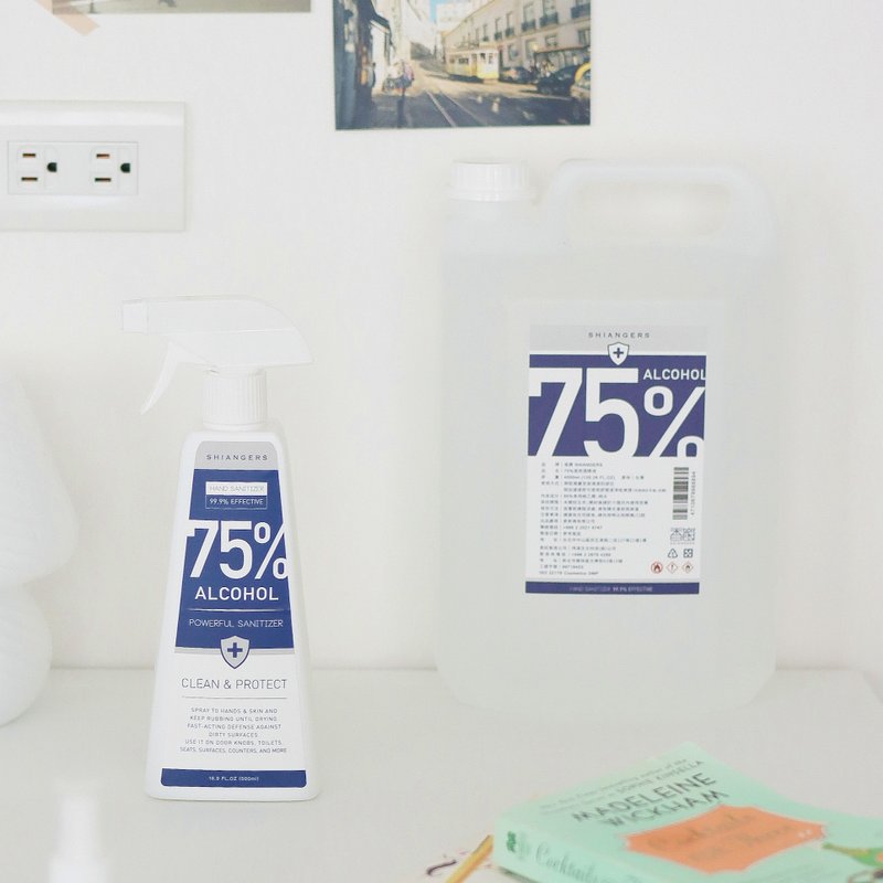 香爵75%護手級乙醇酒精 4L*1 500ml*1 SGOOii 香爵｜洗手乳/洗手用品人氣榜 - Pinkoi