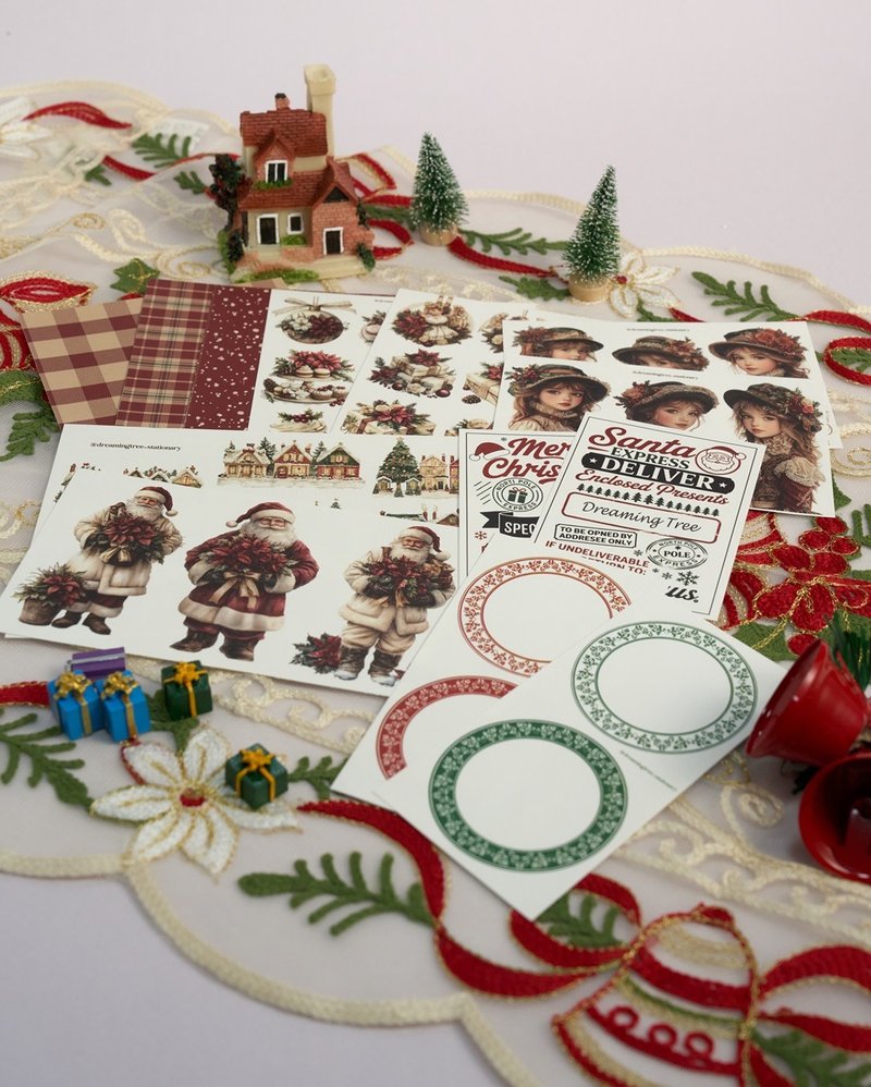 ホリデーレッドパック - ショップ Dreaming Tree 付箋・ポストイット - Pinkoi