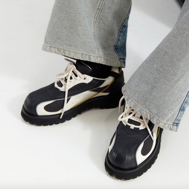 C.C.A Mountaineering Chunky Leather Shoes, Climbing Shoes, Unisex Style ...