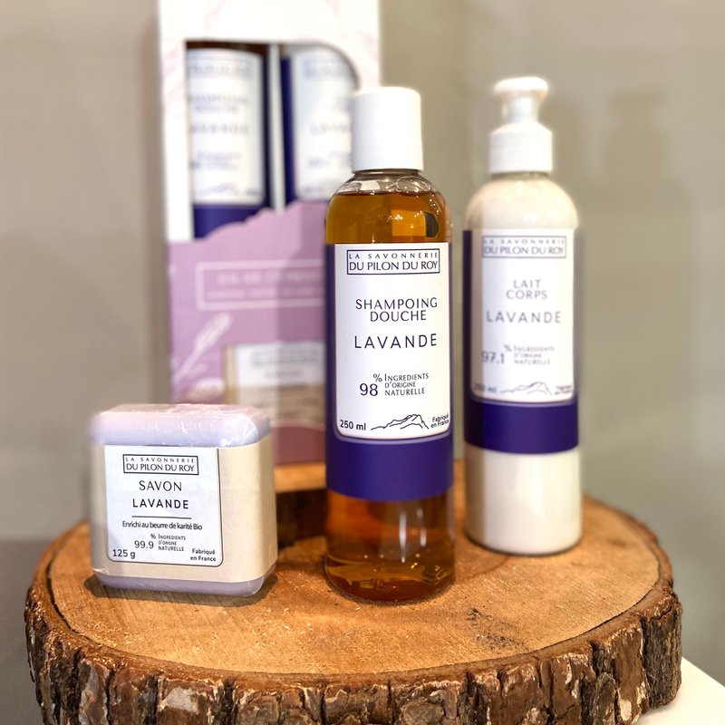 Lait corps a la lavande 薰衣草沐浴禮盒組 - 設計館 meli-Code 沐浴乳/沐浴用品 - Pinkoi