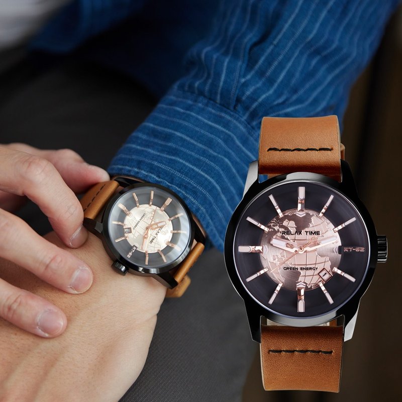 RELAX TIME Eco-friendly Kinetic Energy Series Watch (RT-62k-7) - Shop ...