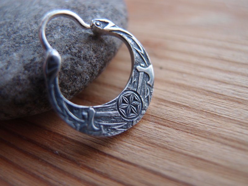 Perun Star Pagan Ukrainian Carpathian Hutsuls Axe Sterling Silver ...