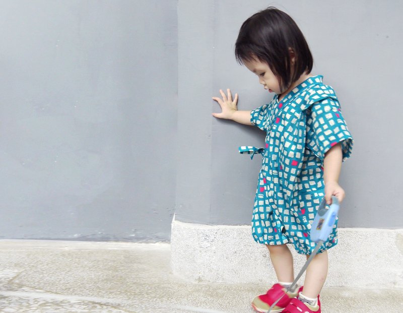 Dopamine Contrast Color Block Jinbei Onesies Baby Clothes - Shop domomo ...