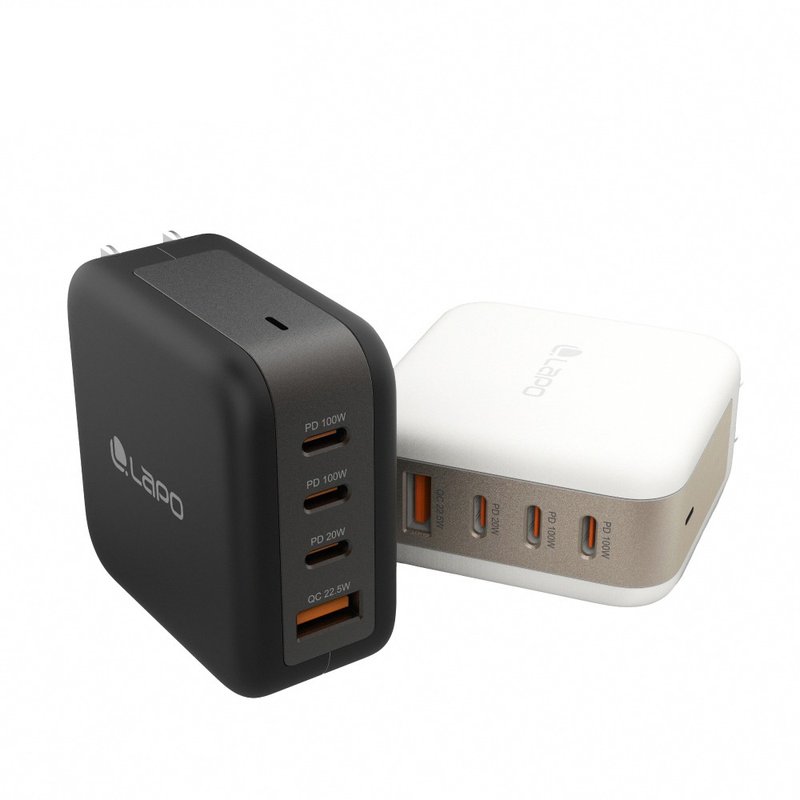 LaPO GaN 100W氮化鎵4口極速充電器 LaPO｜電腦配件人氣榜 - Pinkoi