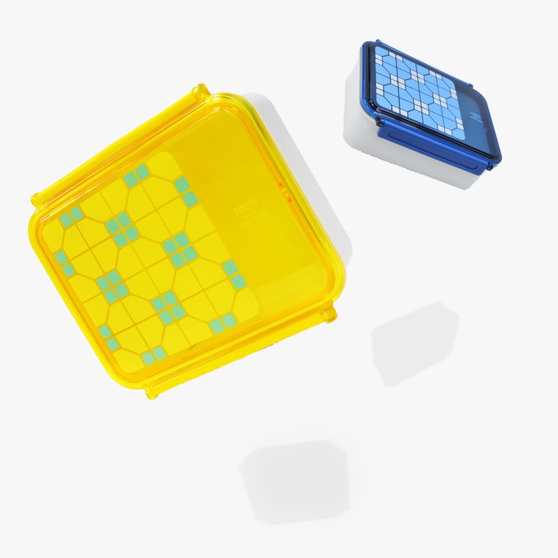 【100%香港製造】食物盒 (附活動隔兜) (1.2 L) 紅A - Pinkoi 限時優惠活動