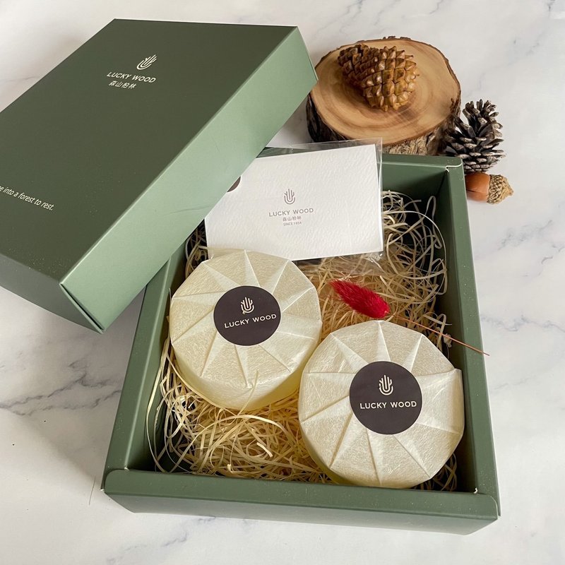 [Christmas limited] Cedar ylang-ylang essential oil soap Mu Yue round ...