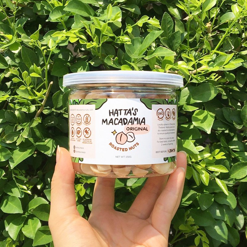 Freshly Roasted Macadamia Nuts (ORIGINAL) 150g | Chemical-free, farm-fresh, keto HATTA'S ...