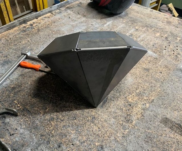 Sheet Metal Welding Projects Finished Up The #Chiefs Superbowl Trophy