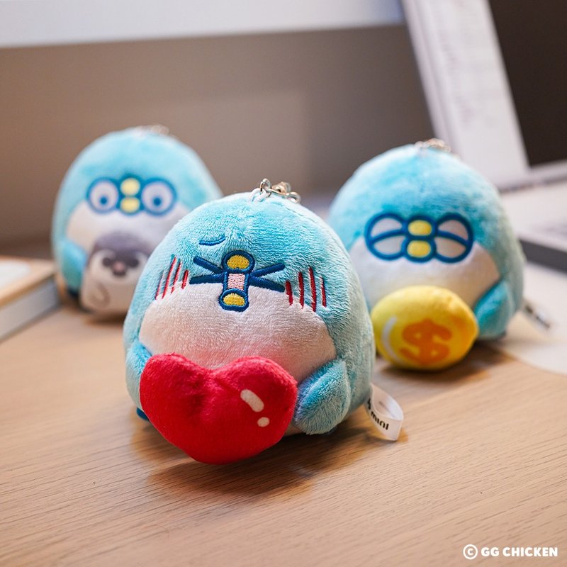 PP mini 小小企鵝-絨毛玩偶(抱灰企鵝款/愛心款/錢錢款) 聚塔｜吊飾人氣榜 - Pinkoi