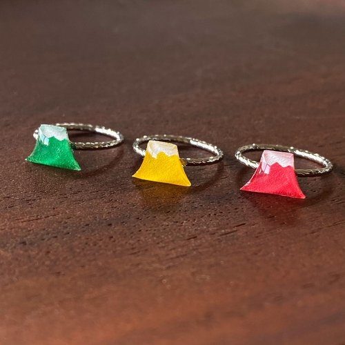 Mt. Fuji ring colorful ver. - Shop pequeño General Rings - Pinkoi