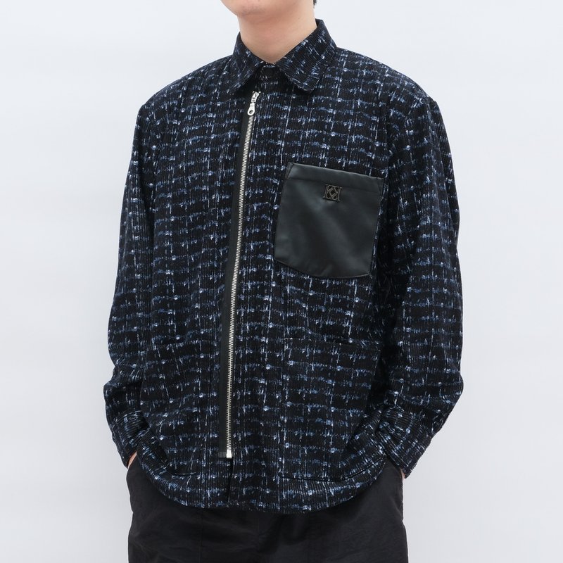 KAIKAI - MASQUERADE - 星夜燈芯絨拉鍊外套 KAI KAI®｜男夾克/外套人氣榜 - Pinkoi