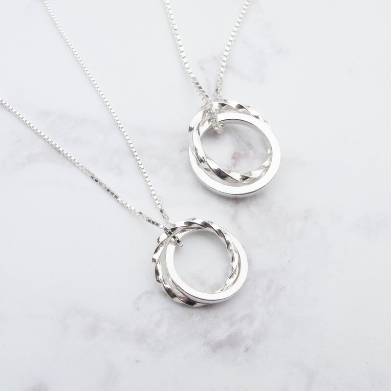 [Handmade Custom Silver Jewelry] Double Circle | Handmade Sterling ...