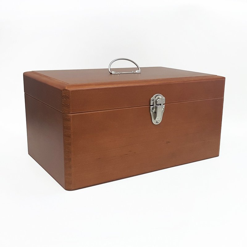 Kurashiki artisan portable wooden box. Props box / large (17098-06 ...