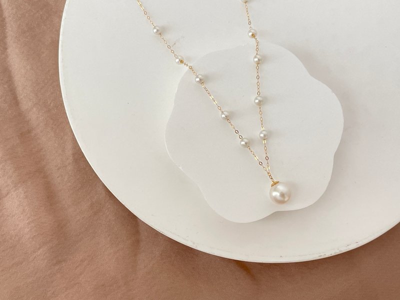 10+1 天然海水珍珠 akoya 18K金項鏈 Athena珍珠設計｜項鍊人氣榜 - Pinkoi