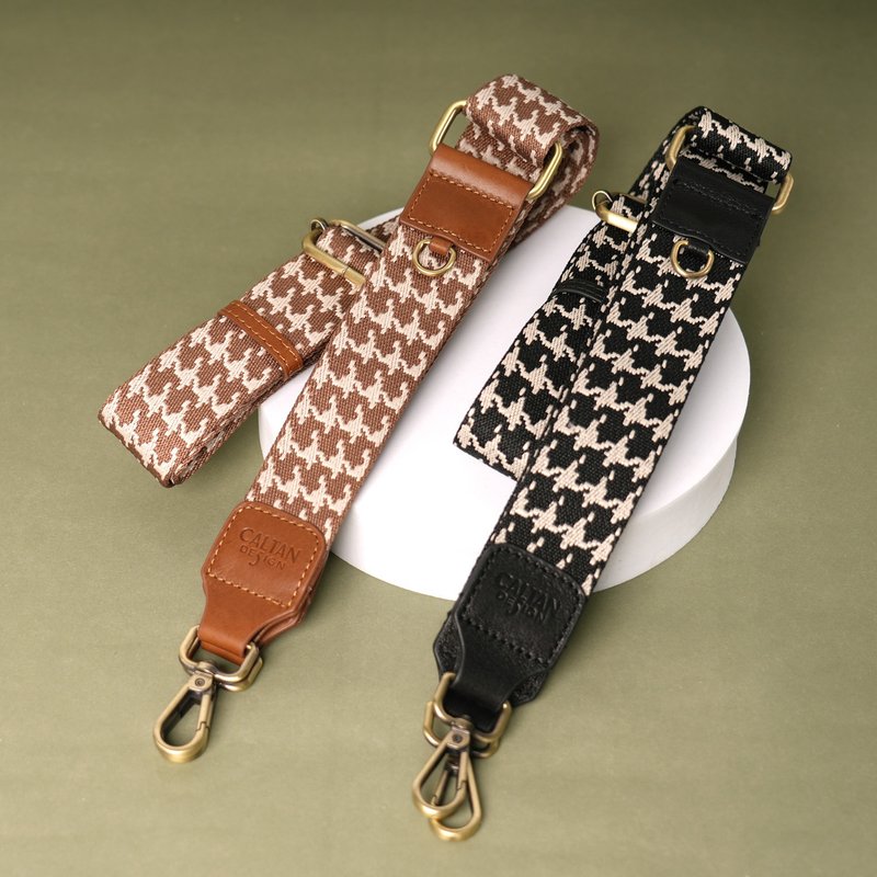 【24hr快速出貨】帆布背帶 千鳥格 可拆式 D型掛扣-239107.23910 CALTAN DESIGN｜側背包/斜背包人氣榜 - Pinkoi