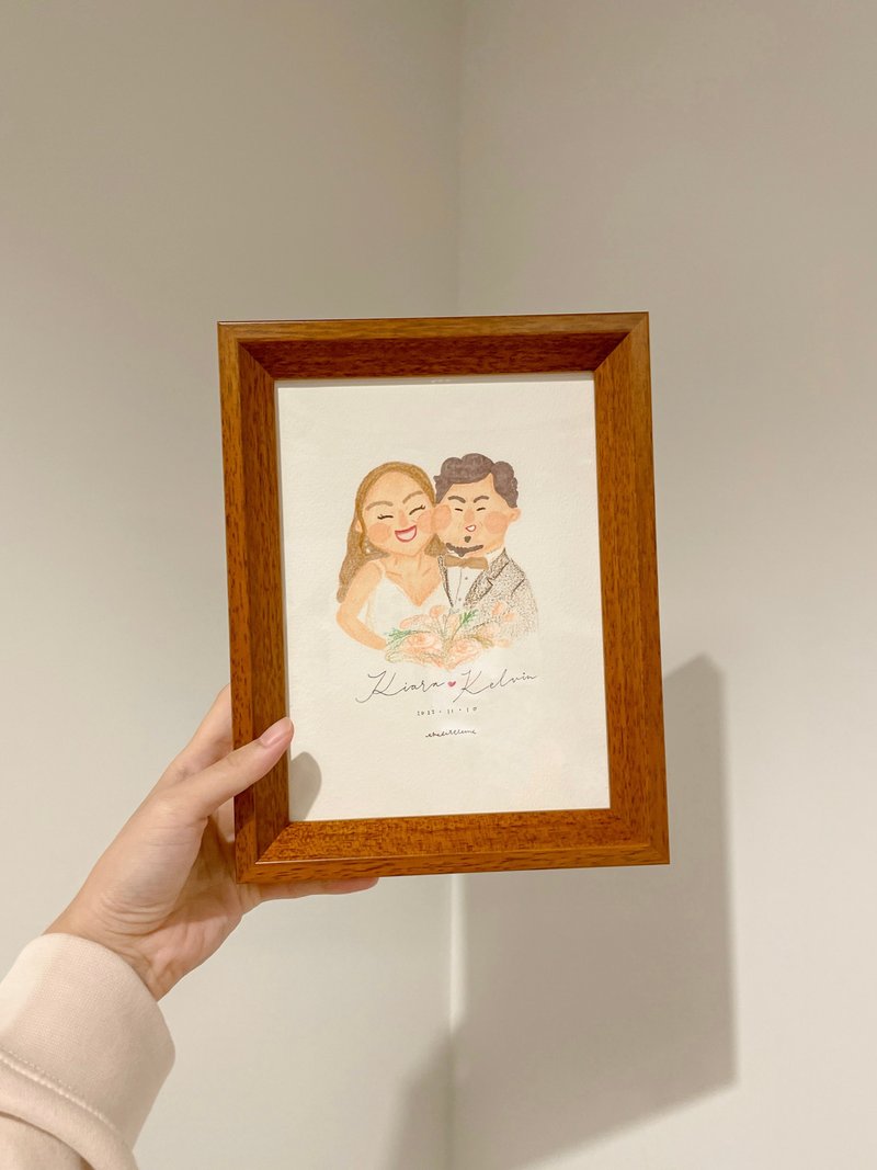 【客製】手繪似顏繪 (A5 size) The Little Me｜卡片/明信片人氣榜 - Pinkoi